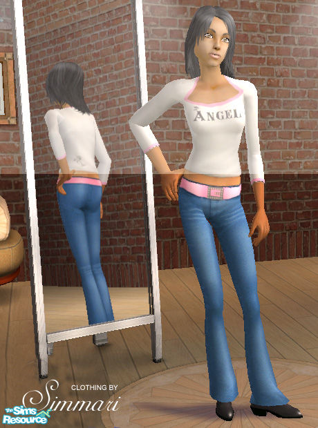 The Sims Resource - Denim Jeans