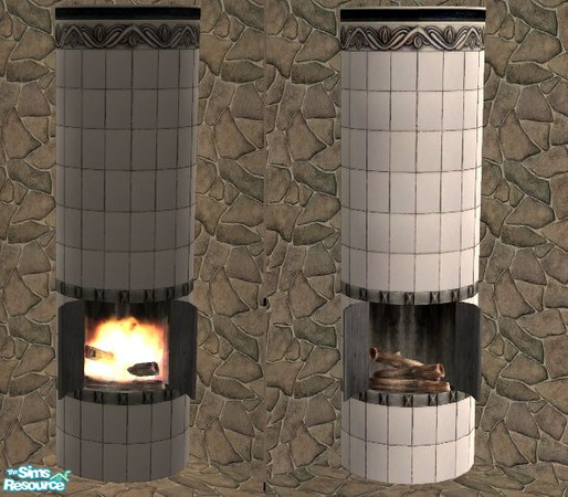 The Sims Resource | Electrical Fireplaces - Tiles Corner