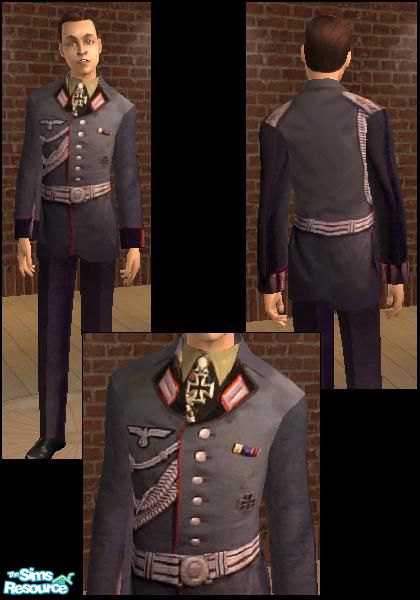 The Sims Resource - WW2 German Army Officer