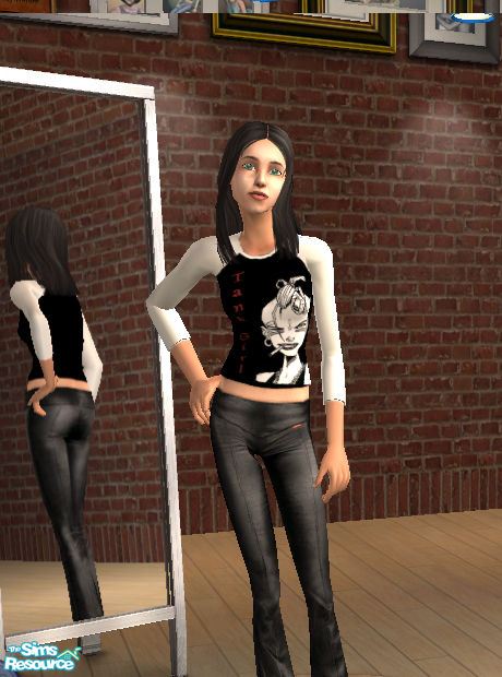 The Sims Resource | Tank Girl T-shirt I