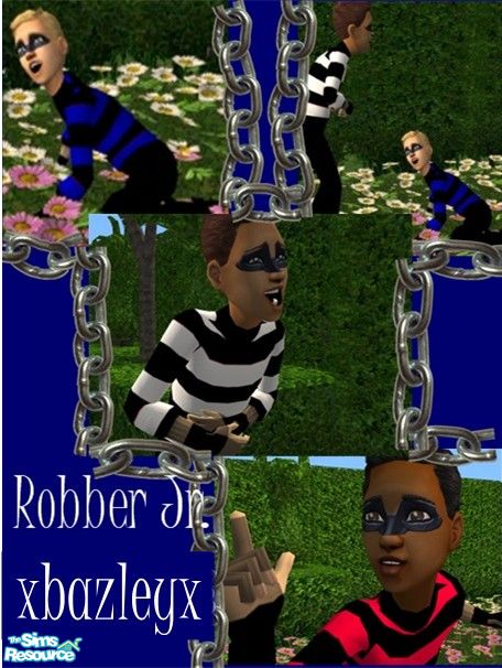 The Sims Resource | Robber Jr. Blue