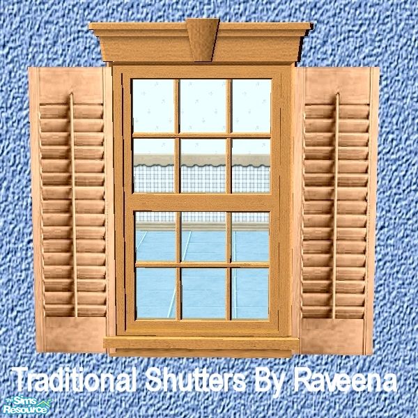 The Sims Resource - Traditional Shutters