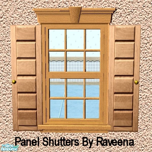 The Sims Resource - Panels Shutters