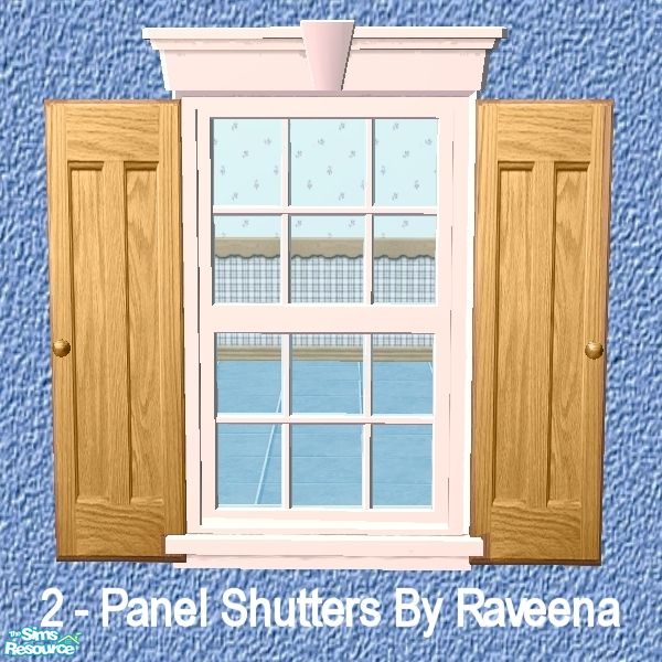 The Sims Resource - 2 - Panel Shutters