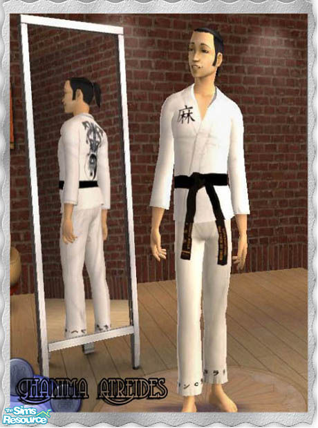 The Sims Resource - Male Karate Gi