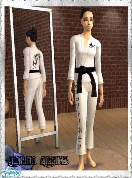 The Sims Resource | Female Karate Gi