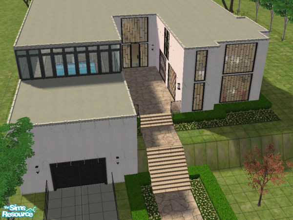 The Sims Resource | Modern House Lot 2