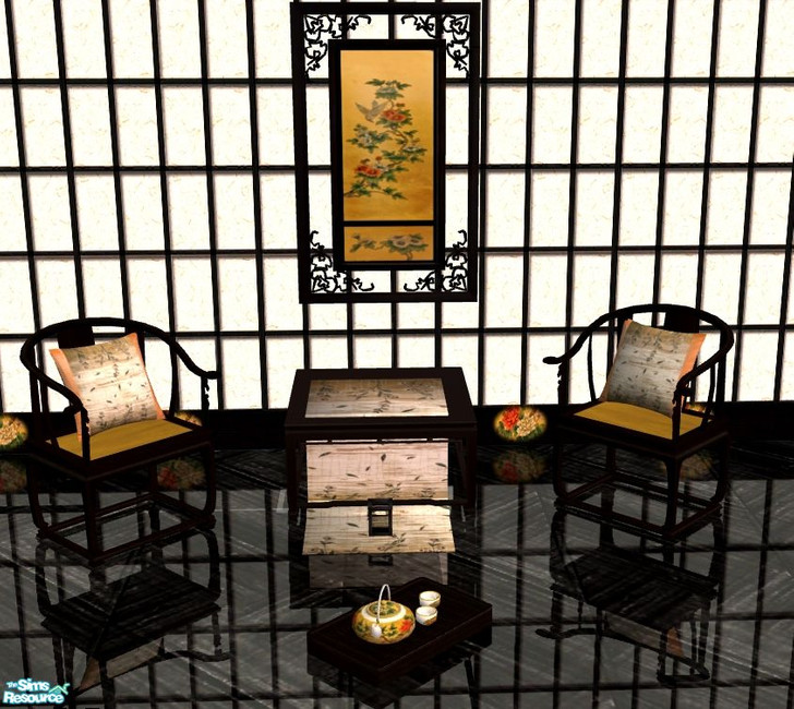 The Sims Resource - Oriental Flair- Tea For Two