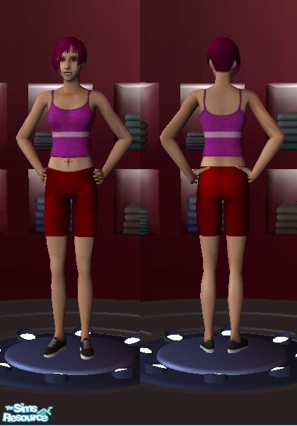 The Sims Resource - Magenta Tank