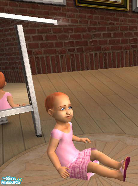 The Sims Resource - Toddler Dress Pink
