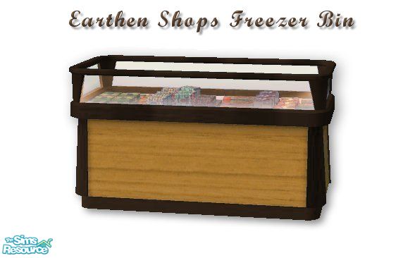 The Sims Resource - Shop Setz in Earthen - Freezer Bin