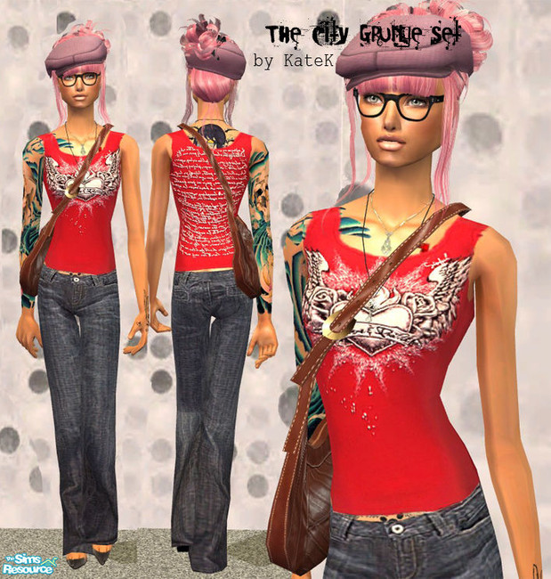 The Sims Resource - City grunge set - 5f01232d Kkk