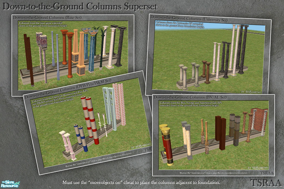MsBarrows' Down-to-the-Ground Columns Superset