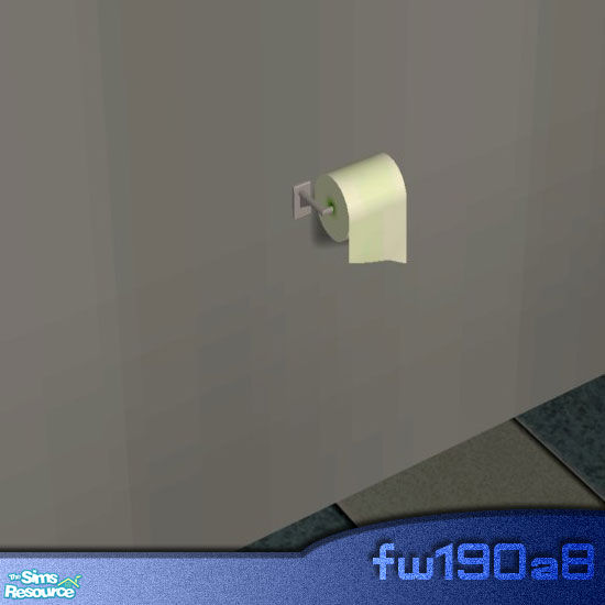 The Sims Resource - Toilet Paper Recolor - Lime