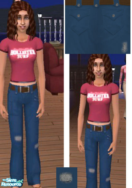 The Sims Resource - Worn Jeans