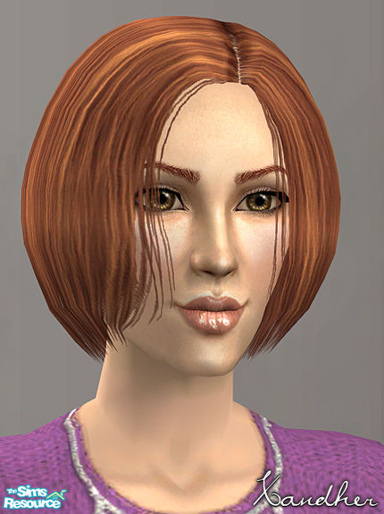 The Sims Resource | V.I.P. Hair - Red