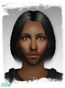 The Sims Resource - Devils haircut - Black