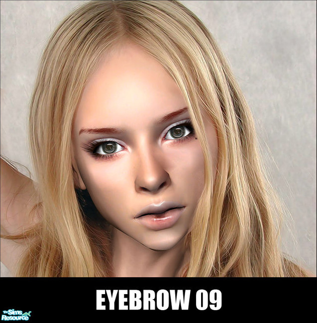 The Sims Resource - Eyebrow 09