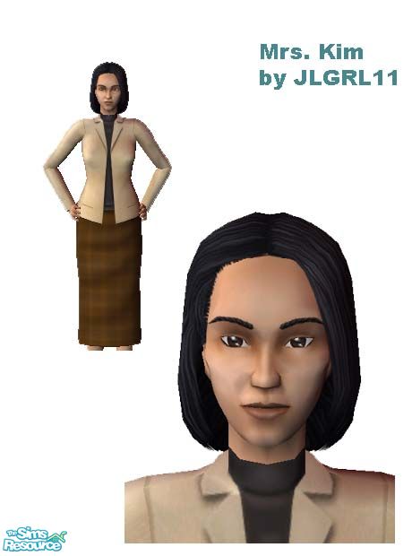 The Sims Resource - Mrs. Kim - from the Gilmore Girls
