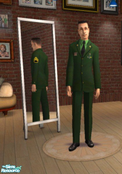 The Sims Resource | U.S. Army Formal, SSG