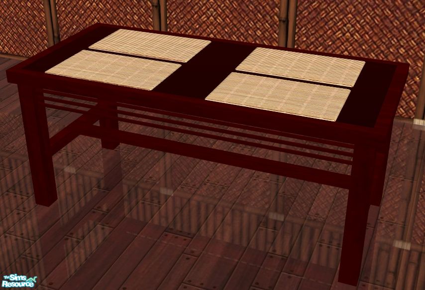 The Sims Resource - Japanese Sushi Kitchen-RC- Dining Table