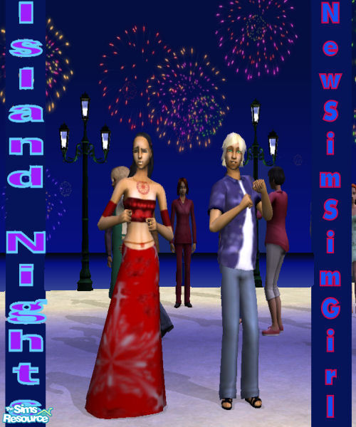 The Sims Resource | Island Nights Party Casuals
