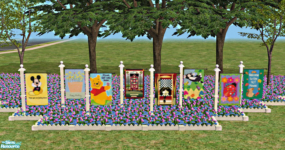The Sims Resource - Yard Flags