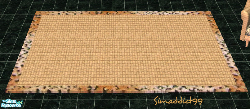 The Sims Resource - Gone Wild Jute Rug