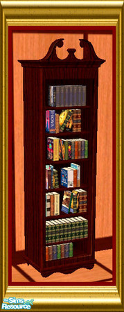 The Sims Resource - Bookcase With Brand New Books!