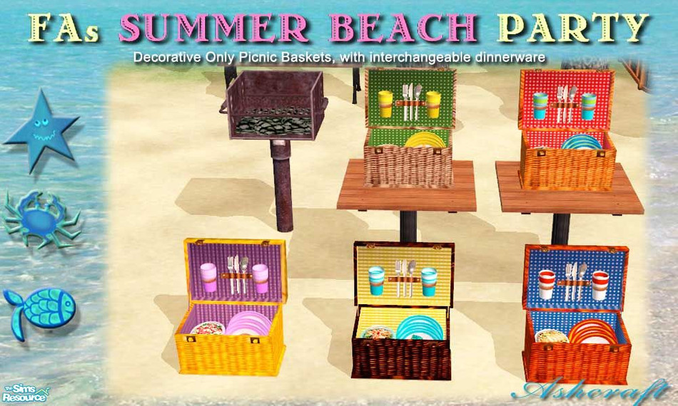 The Sims Resource - FAs Summer Beach Party--Decorative Only