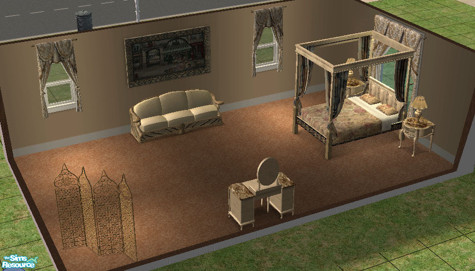 The Sims Resource - Neutral Bed Room