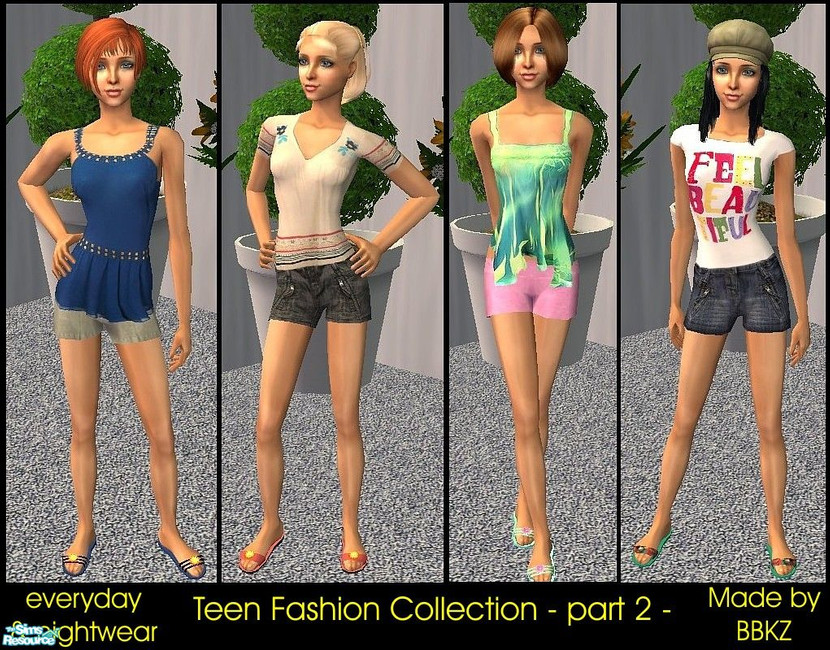 The Sims Resource - Teen Fashion Collection - part 2