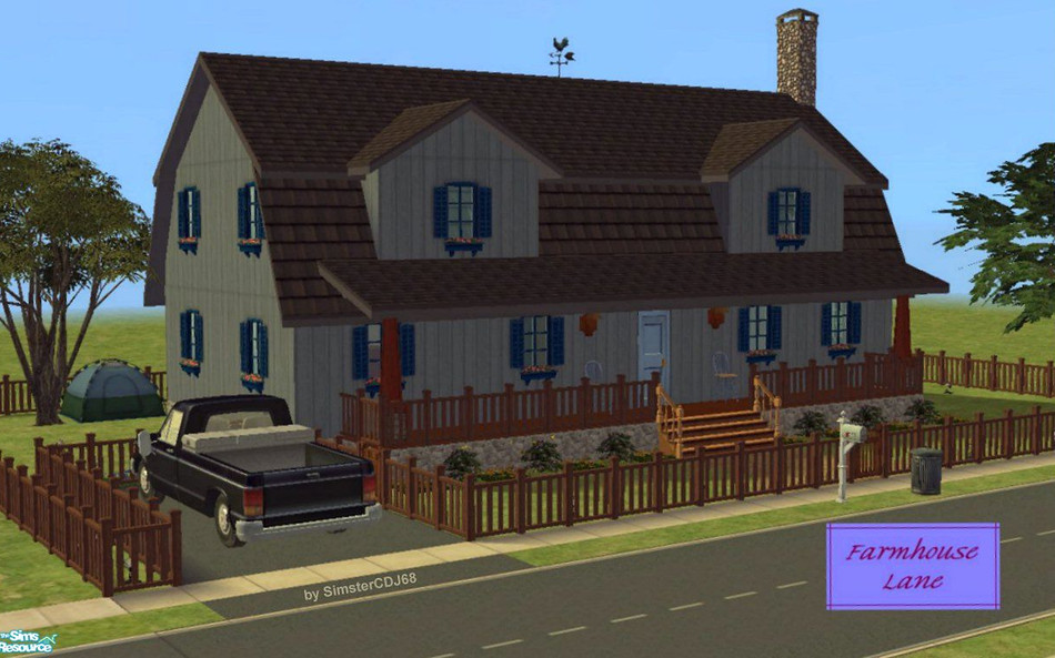 The Sims Resource - Farmhouse Lane