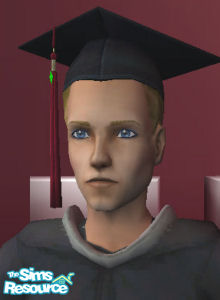 The Sims Resource - Morague's Male Grad Caps