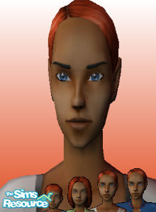 The Sims Resource | Female Red Hair 3