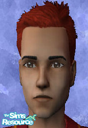 The Sims Resource | Male Red hair 2