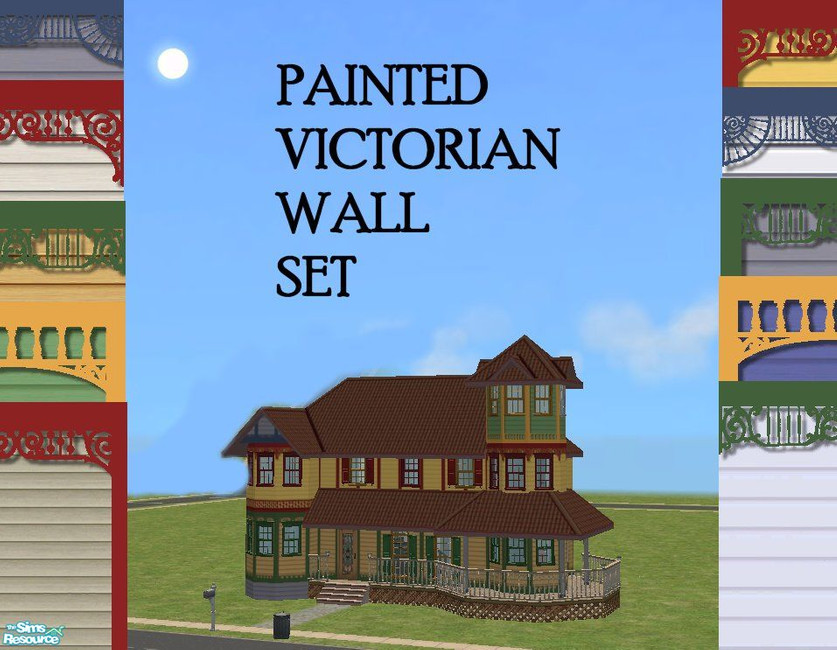 The Sims Resource - Maxis Match Painted Victorian Walls
