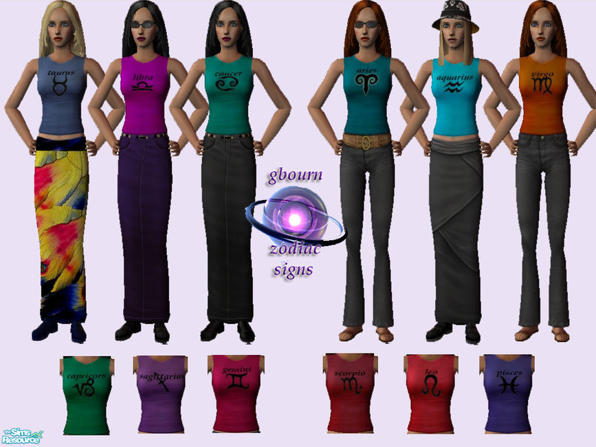 The Sims Resource - zODiAc SiGNs