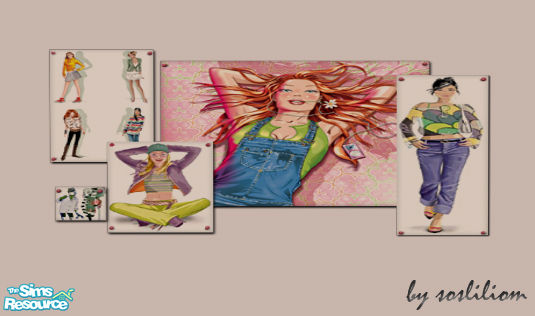 The Sims Resource | Teen Style Stuff - Poster Set IV - (7)