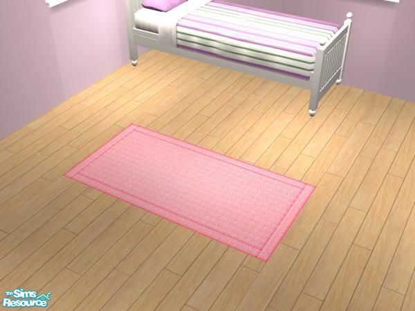The Sims Resource | Tatami Rug Recolour Pink