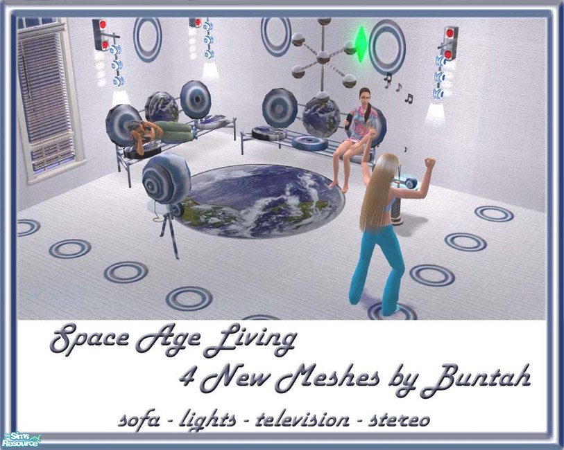 The Sims Resource - Space Age Living