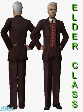 The Sims Resource | Elder Class Male Formal 1