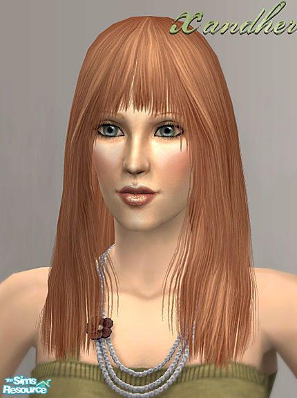 The Sims Resource | Faithfull Hair - Ginger