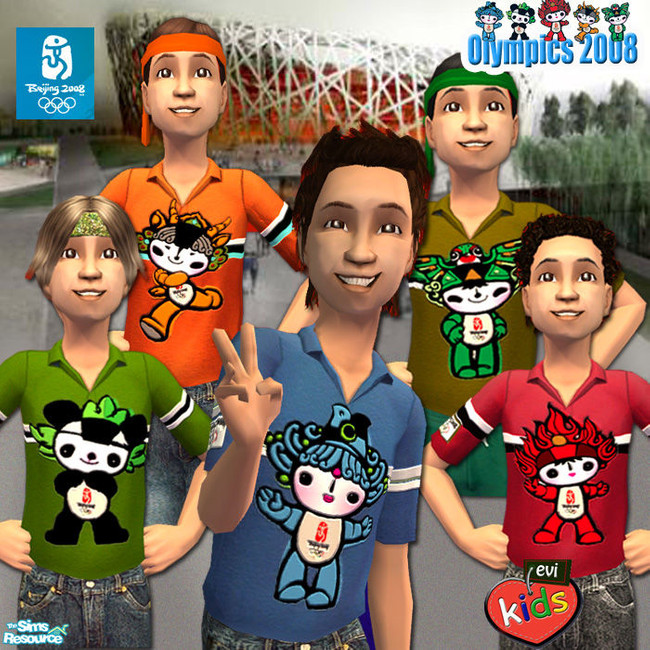 The Sims Resource - evi Olympics 2008 boys