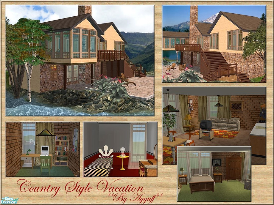 The Sims Resource - Country Style Vacation Home