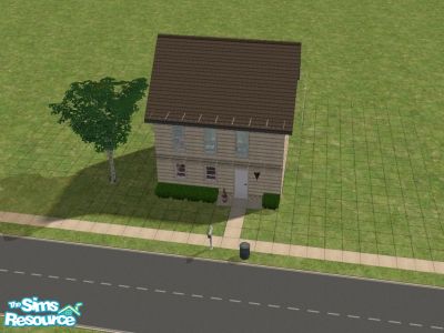 The Sims Resource | Starter Home with Loft Bedroom