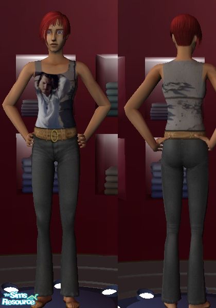 The Sims Resource | Me & Johnny tank top