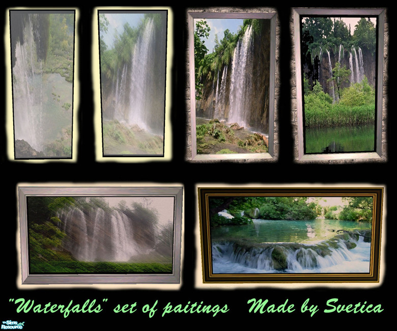 The Sims Resource - "Waterfalls" Set