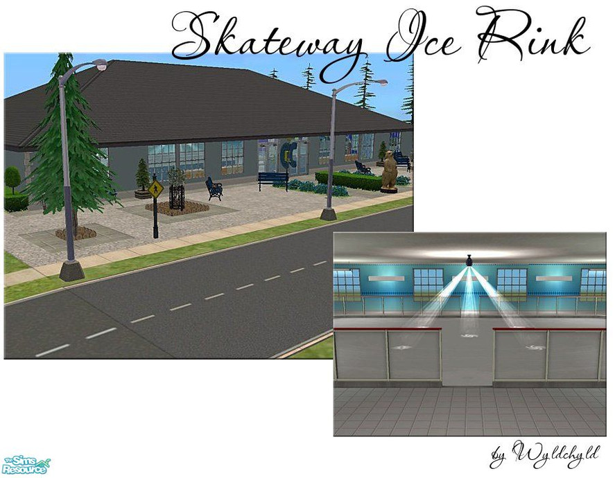 The Sims Resource | Skateway Ice Rink