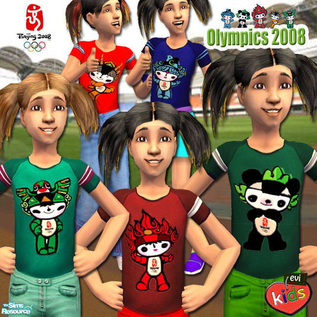 The Sims Resource - evi Olympics 2008 girls